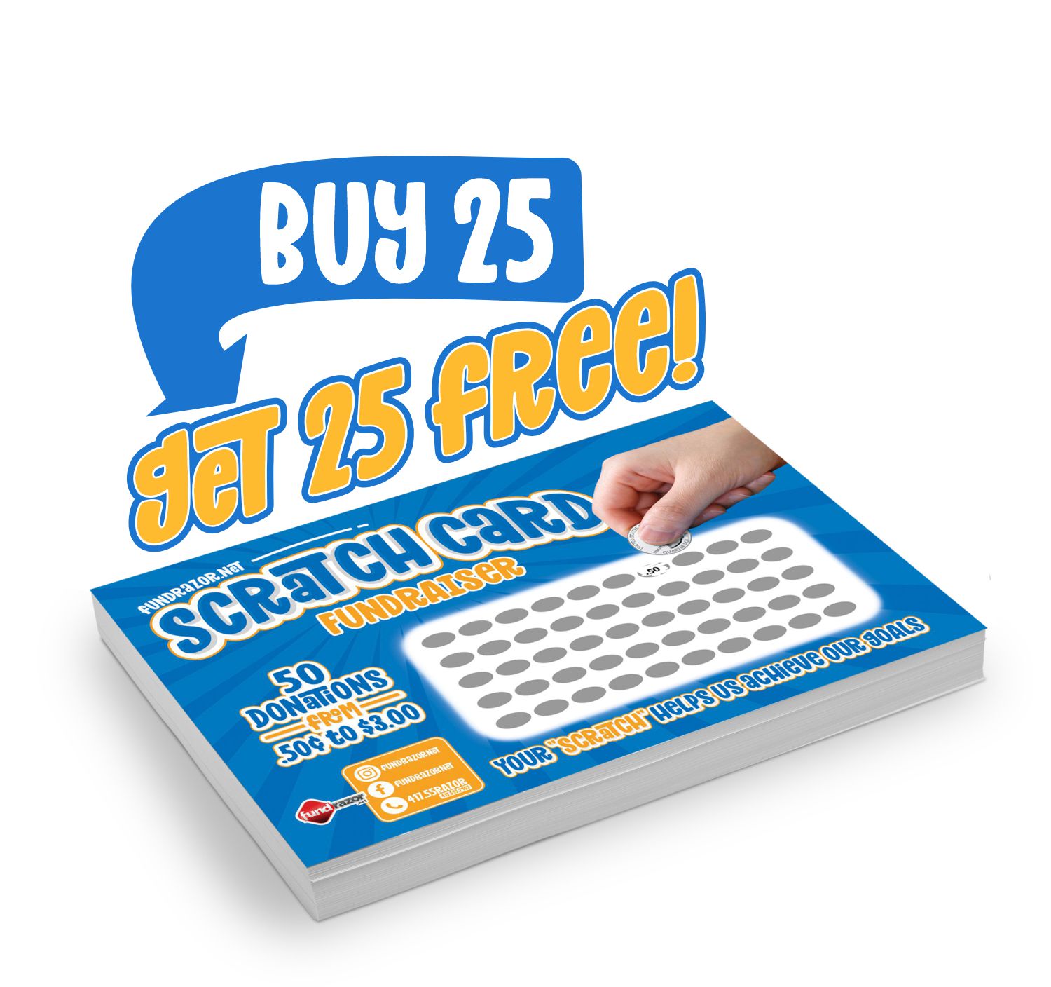 Scratch cards - FundrazorNET